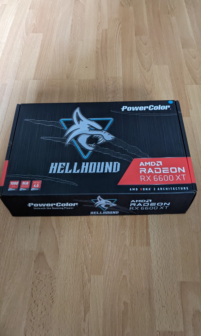Power Color RX 6600 XT Hellhound, Computers & Tech, Parts & Accessories ...