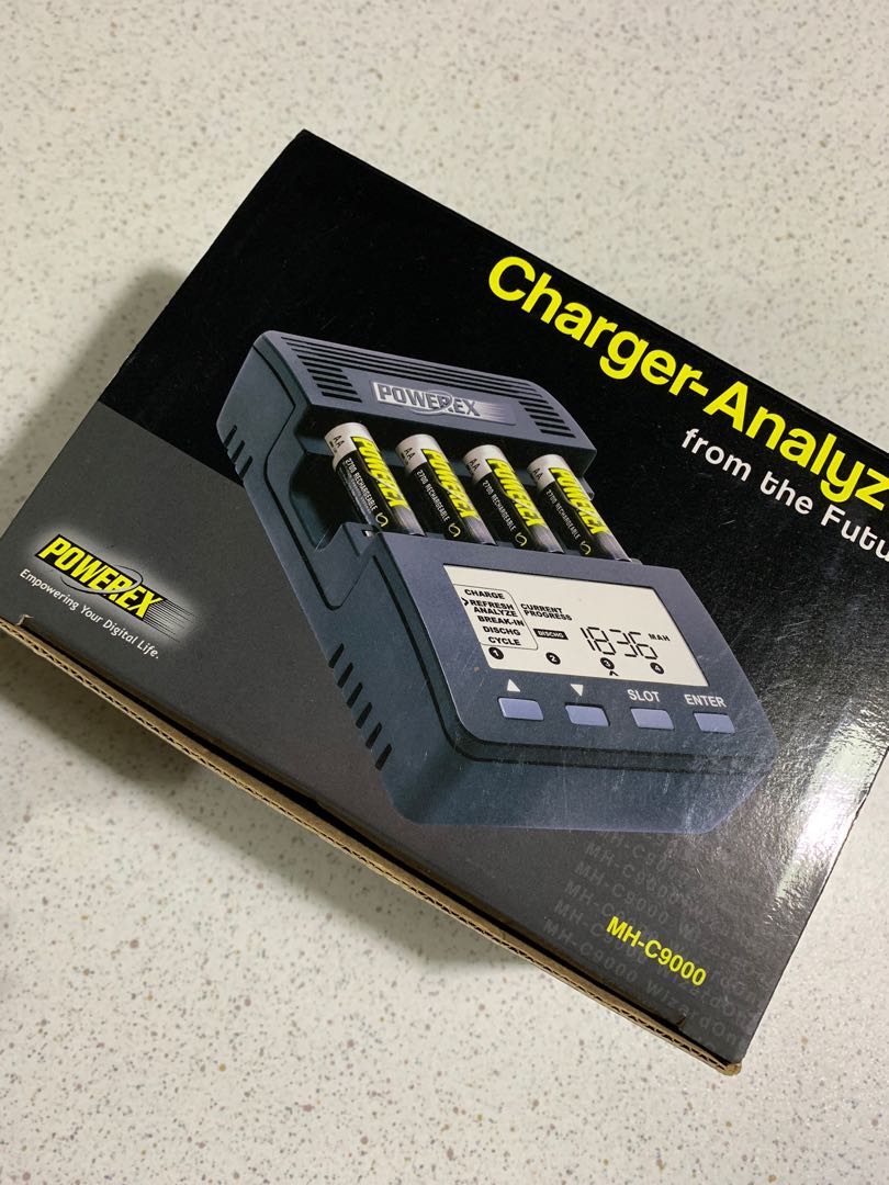 POWEREX CHARGER-ANALYZER 電池充電分析器 （MY-C9000), 攝影器材, 攝影配件, 電池及充電器 - Carousell