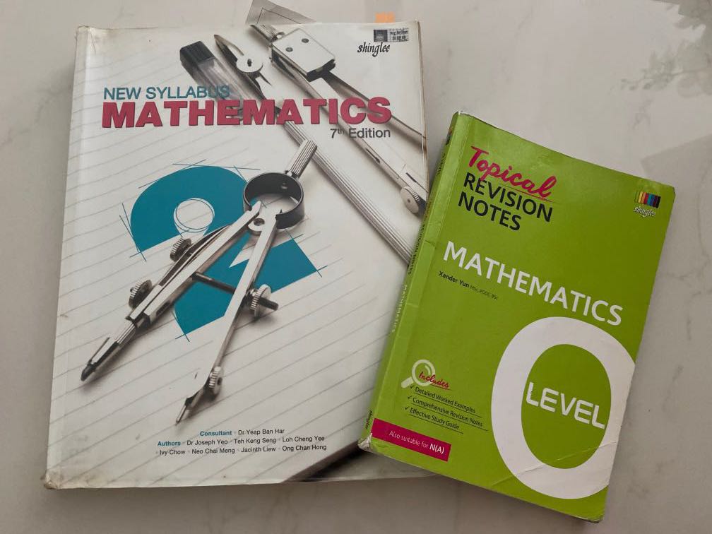 Secondary 2 math textbook and olevel topical revision notes, Hobbies ...