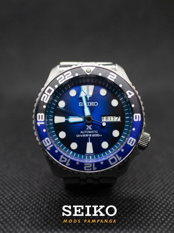 Seiko BATMAN MOD, Men's Fashion, Watches & Accessories, Watches on ...