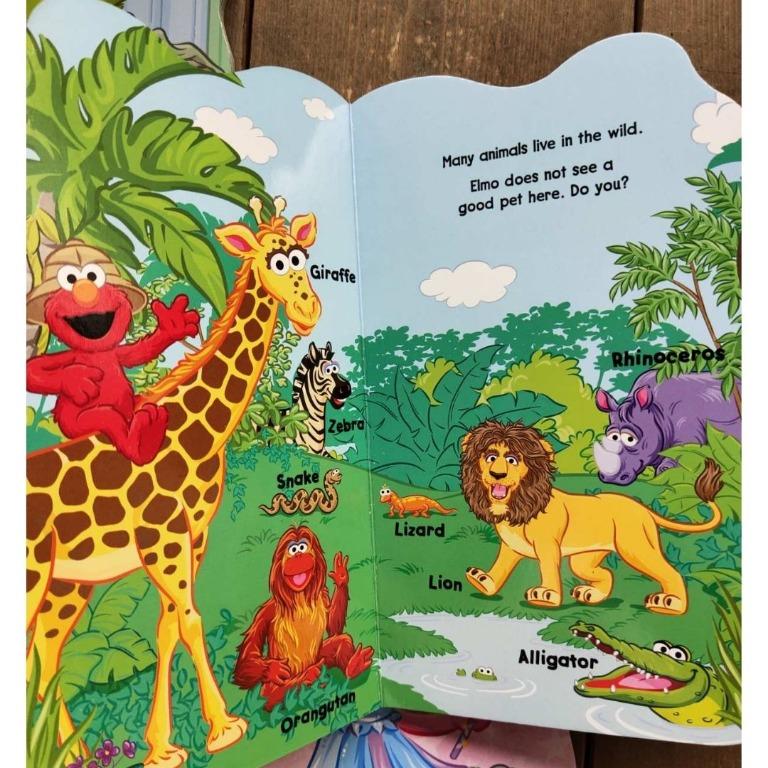 Sesame Street (4 board books) WITH SLIGHT DENTS AND SCRATCHES ON BOOK ...