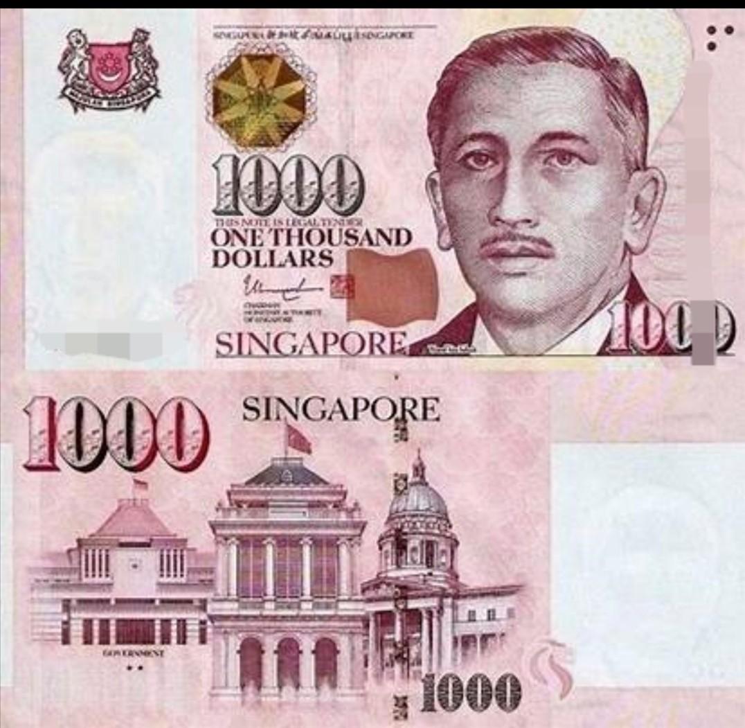 SGD 1000 notes for sales, Hobbies & Toys, Memorabilia & Collectibles ...