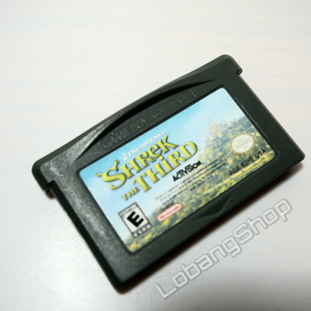 Shrek The Third Game Cartridge for Nintendo Game Boy Advance SP DS Lite ...