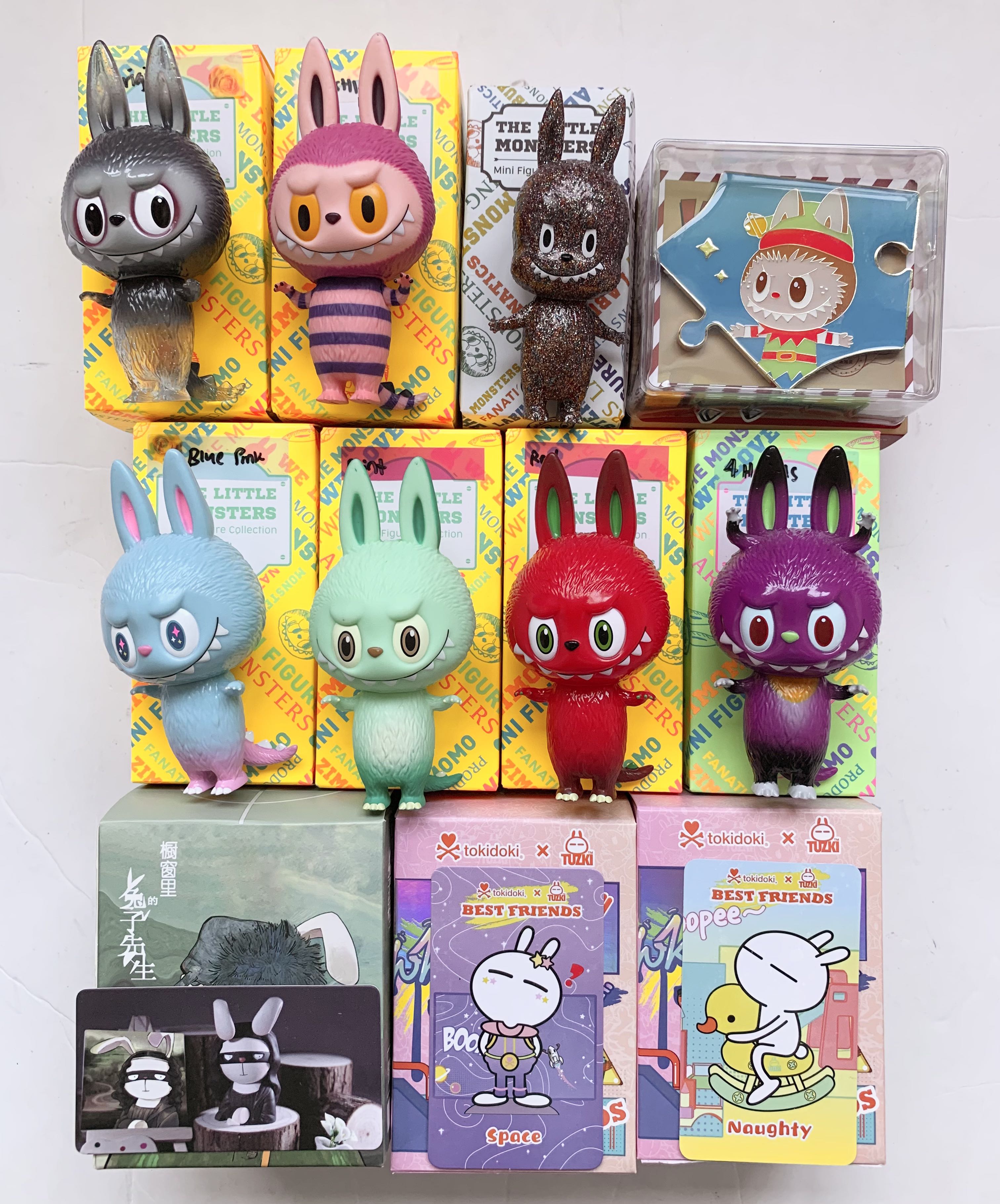 The Little Monsters Labubu Series 4 / Zimomo Popmart pop mart Blind Box ...