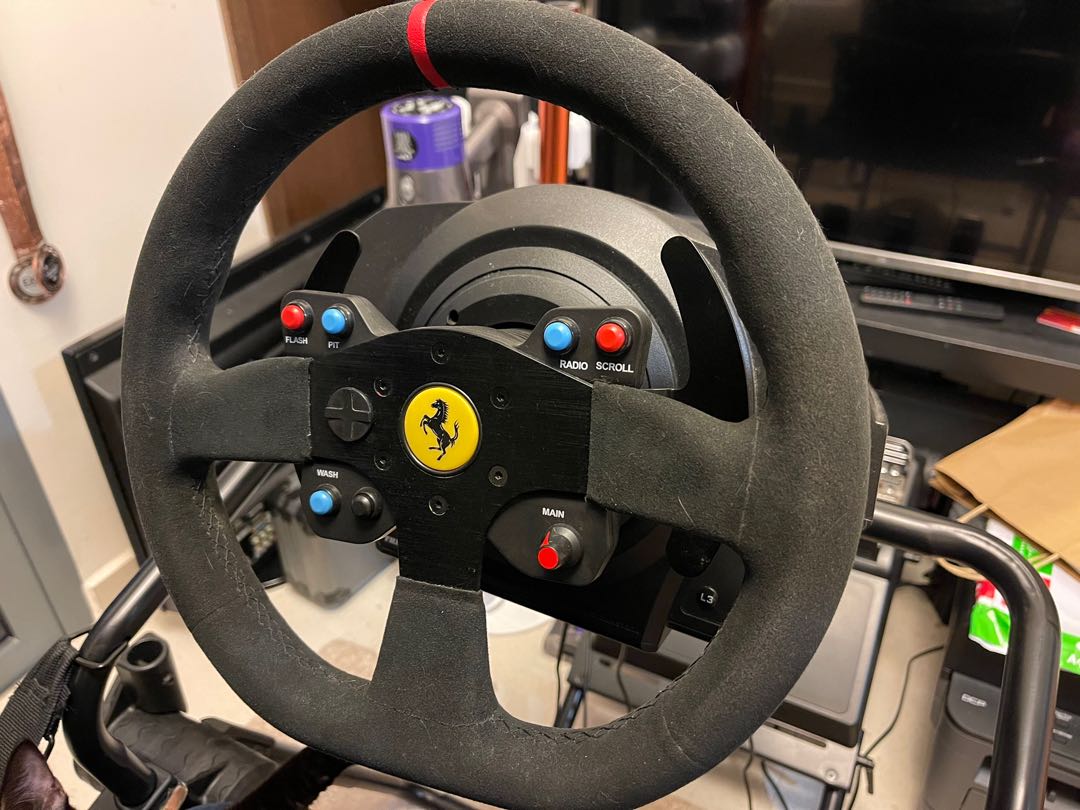 ThrustMaster T300 Ferrari Alcantara Edition Racing Wheel (PS5/4/3 & PC ...