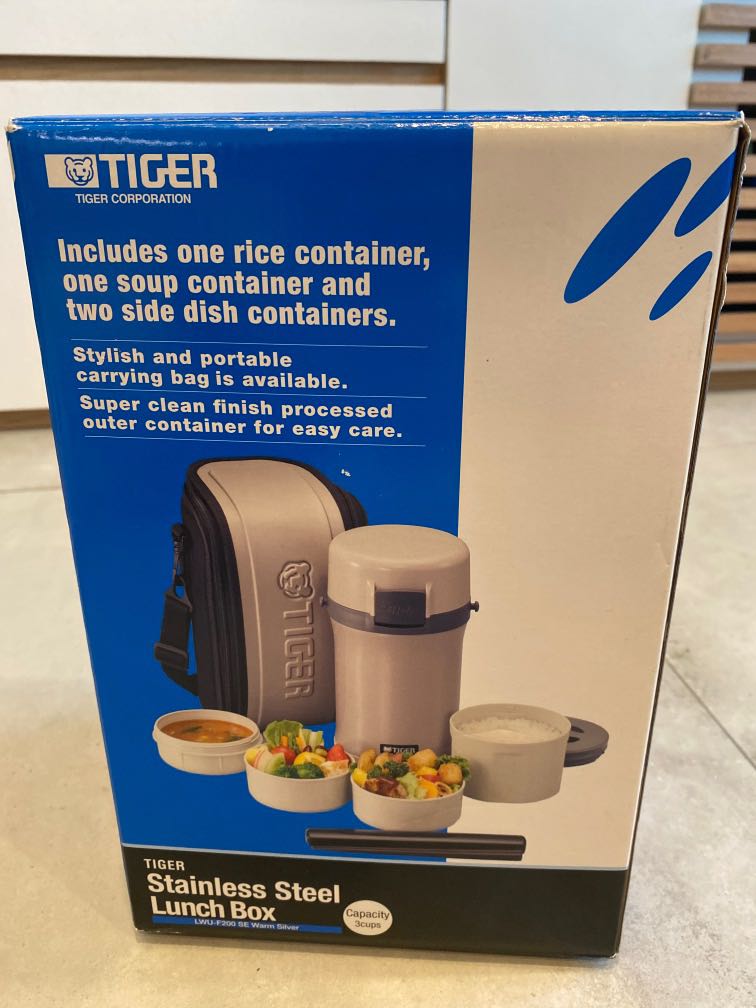 Tiger Stainless Steel Lunch Box, TV & Home Appliances, Kitchen ...