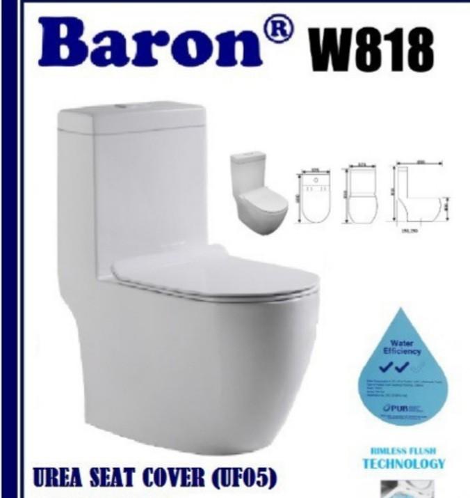 Toilet seat cover Baron 818 original UF05, Furniture & Home Living ...