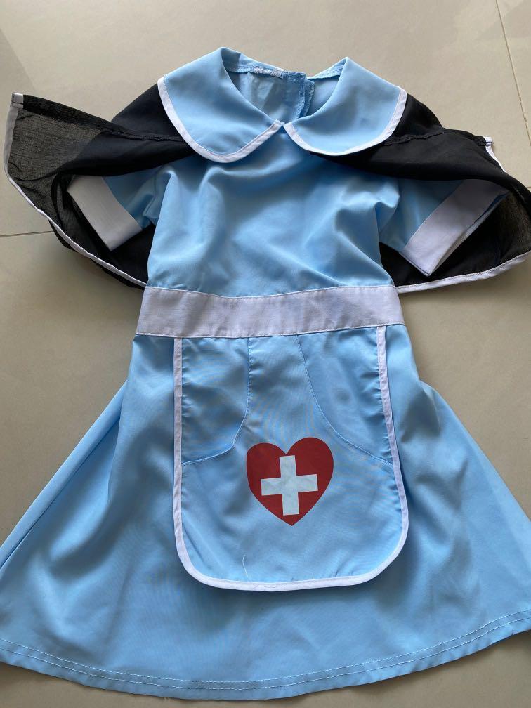 Total Defence Day - Nurse costume for K1/K2 kids, Babies & Kids, Babies ...