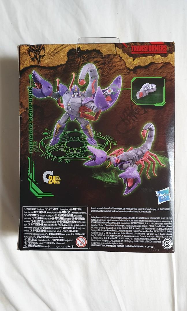 Transformers Kingdom WFC Trilogy : Predacon SCORPONOK., Hobbies & Toys ...