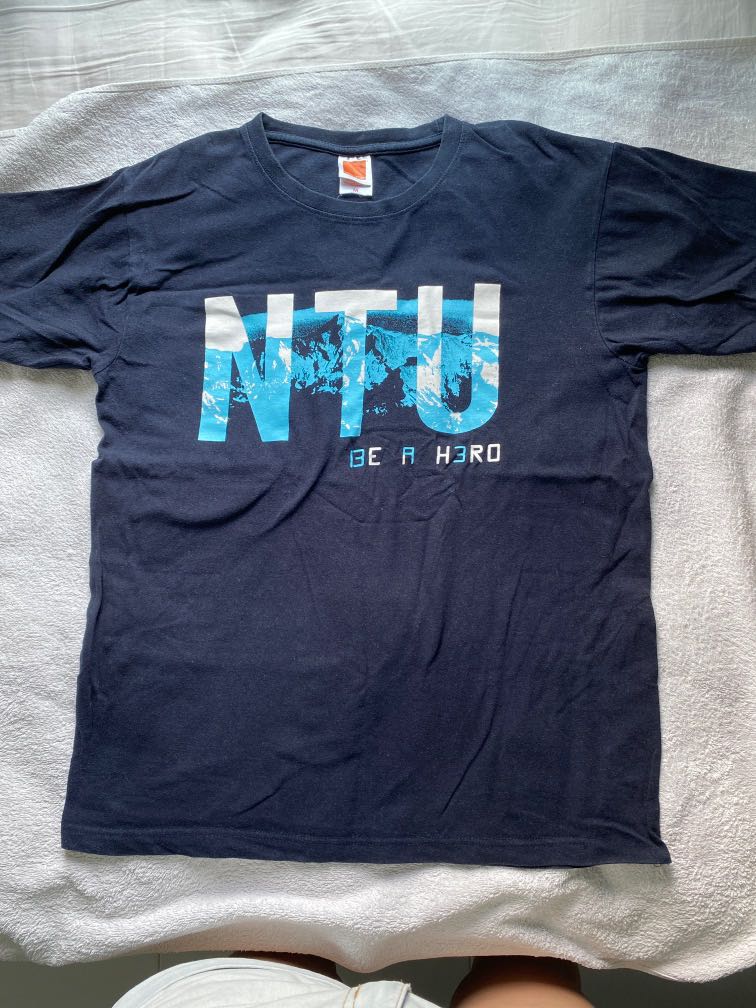 Unisex NTU nanyang technological University be a hero navy blue T- Shirt, Men's Fashion, Tops ...