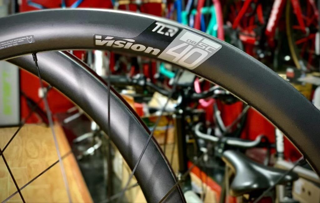 全新VISION SC40 DISC 碳纖維輪組 BRAND NEW CARBON WHEELSET, 運動產品, 單車及配件, 單車 ...