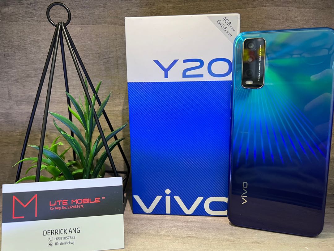 Vivo Y20 (4/64GB) , Nebula Blue, Mobile Phones & Gadgets, Mobile Phones ...
