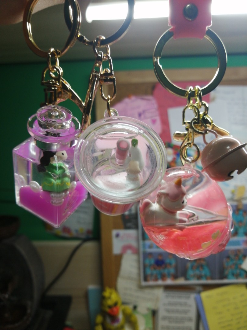 Water keychain, Hobbies & Toys, Toys & Games on Carousell
