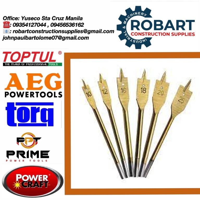 Wood power boring bit, Commercial & Industrial, Construction Tools ...