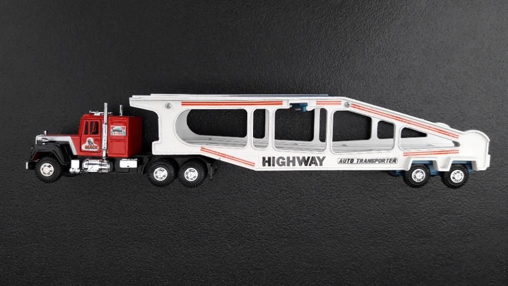 YONEZAWA toys Diapet series Mack truck auto transporter made in Japan ...