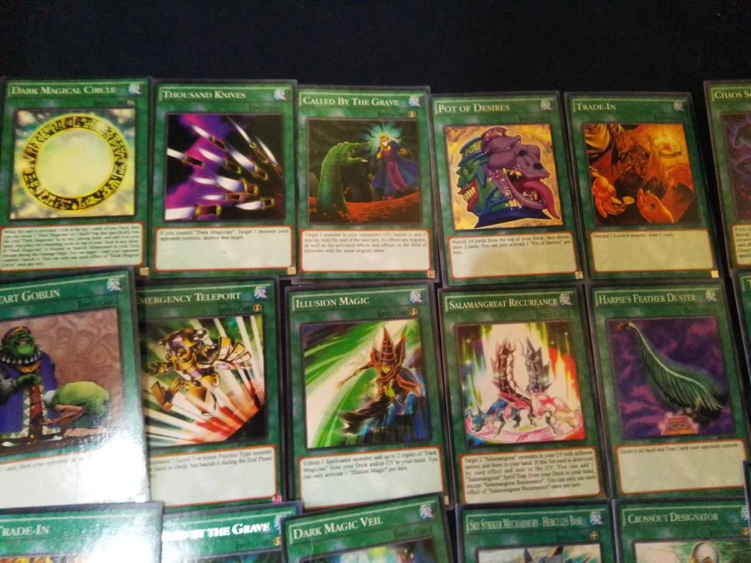 Yugioh magic/trap cards 60 pcs, Hobbies & Toys, Toys & Games on Carousell
