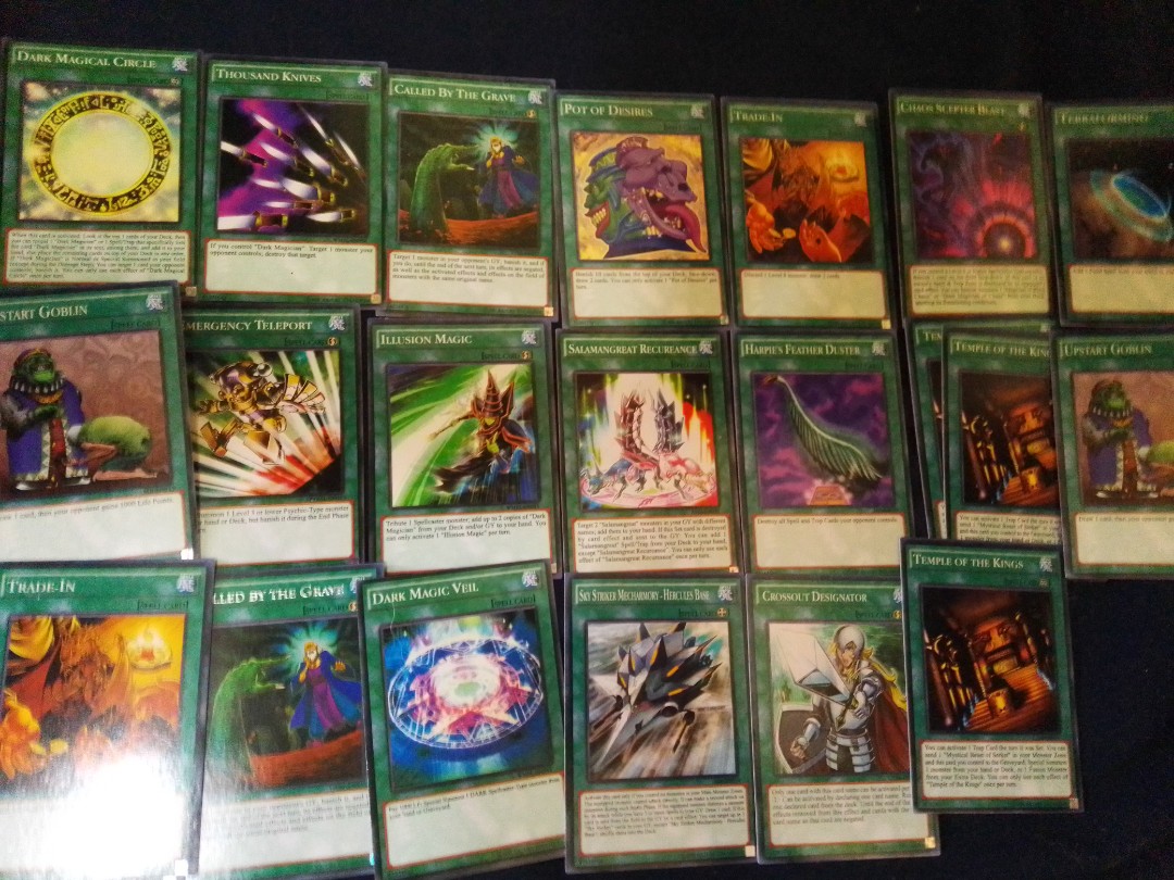 Yugioh magic/trap cards 60 pcs, Hobbies & Toys, Toys & Games on Carousell