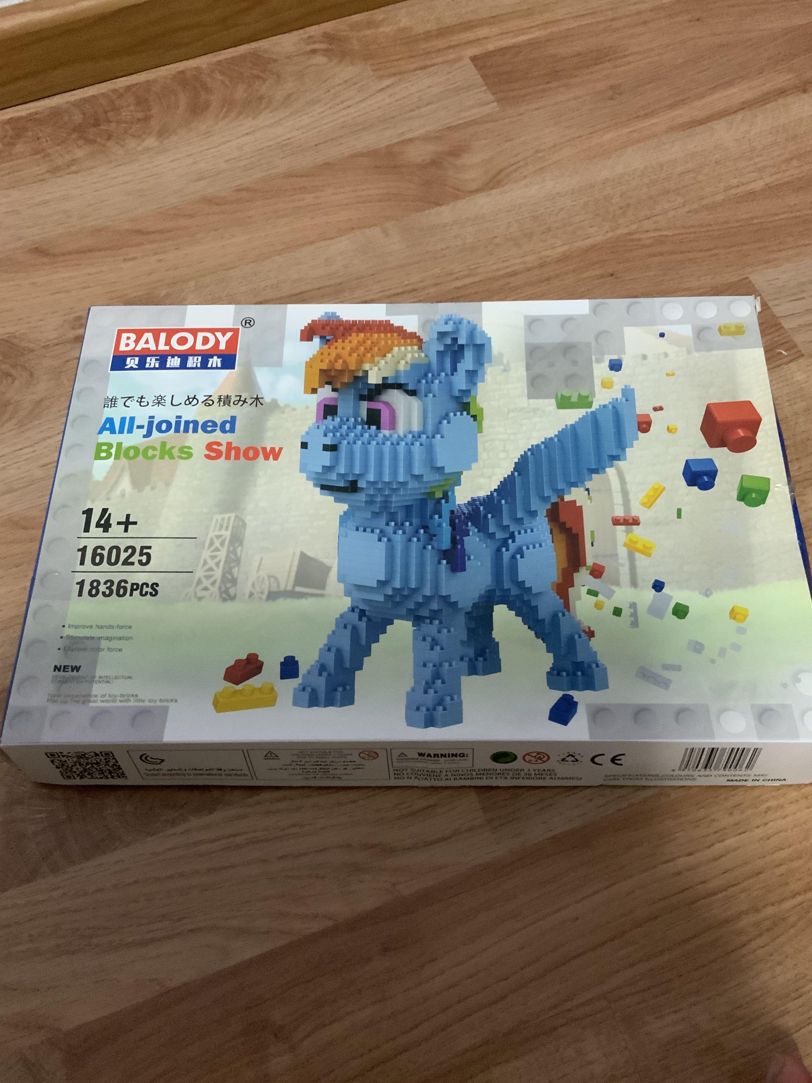 3D Pony Lego (Balody) - around 18cm tall, Hobbies & Toys, Toys & Games ...