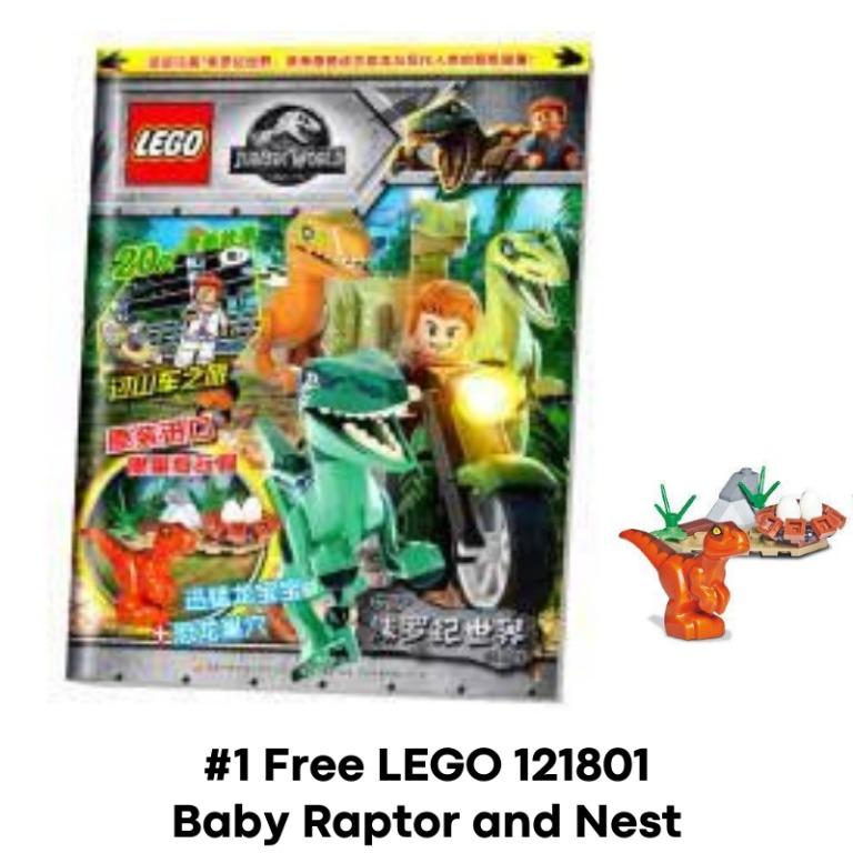 3rd Party Licensed: LEGO Jurassic World Activity Magazine with free ...