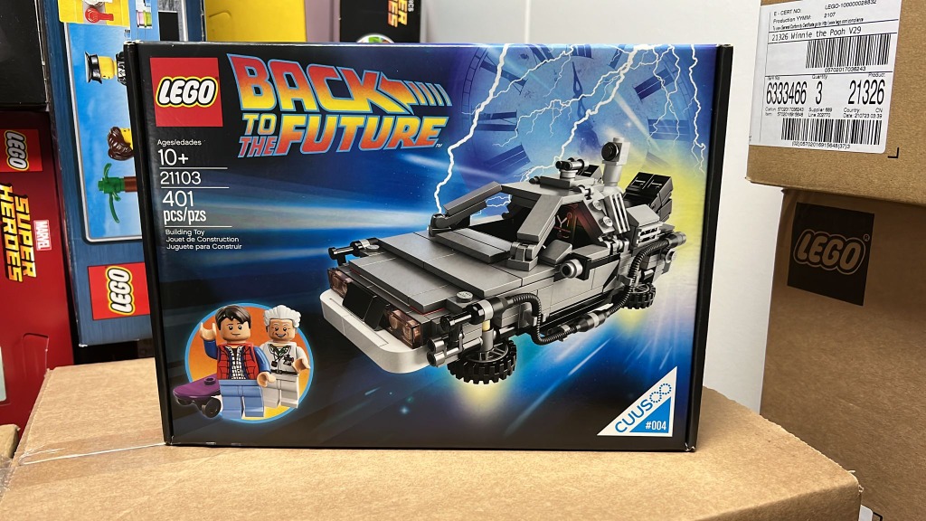 全新現貨 LEGO 21103 The DeLorean Time Machine 回到未來 (Back to the Future), 興趣 ...