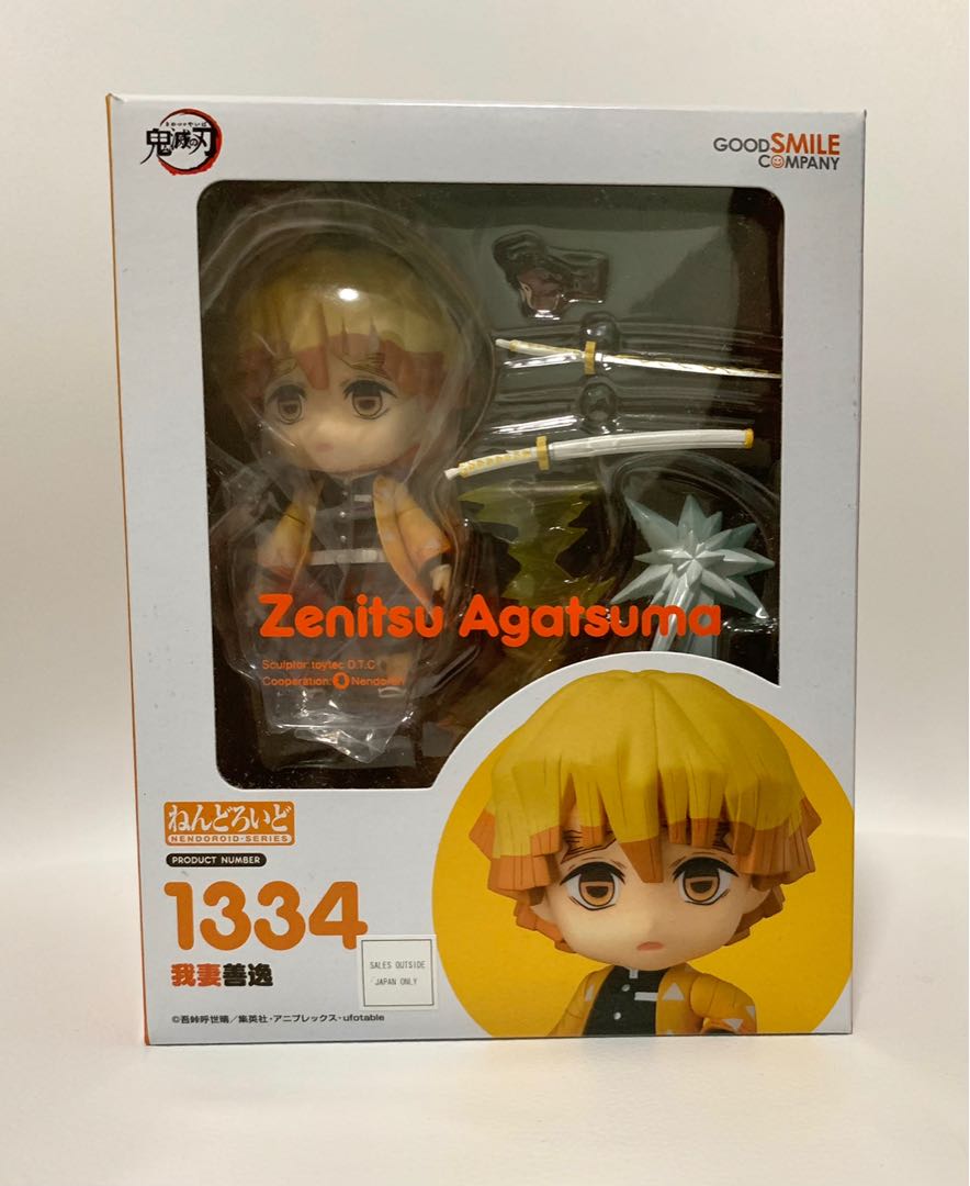 wts/wtt agatsuma zenitsu nendoroid 1334 (demon slayer kimetsu no yaiba ...