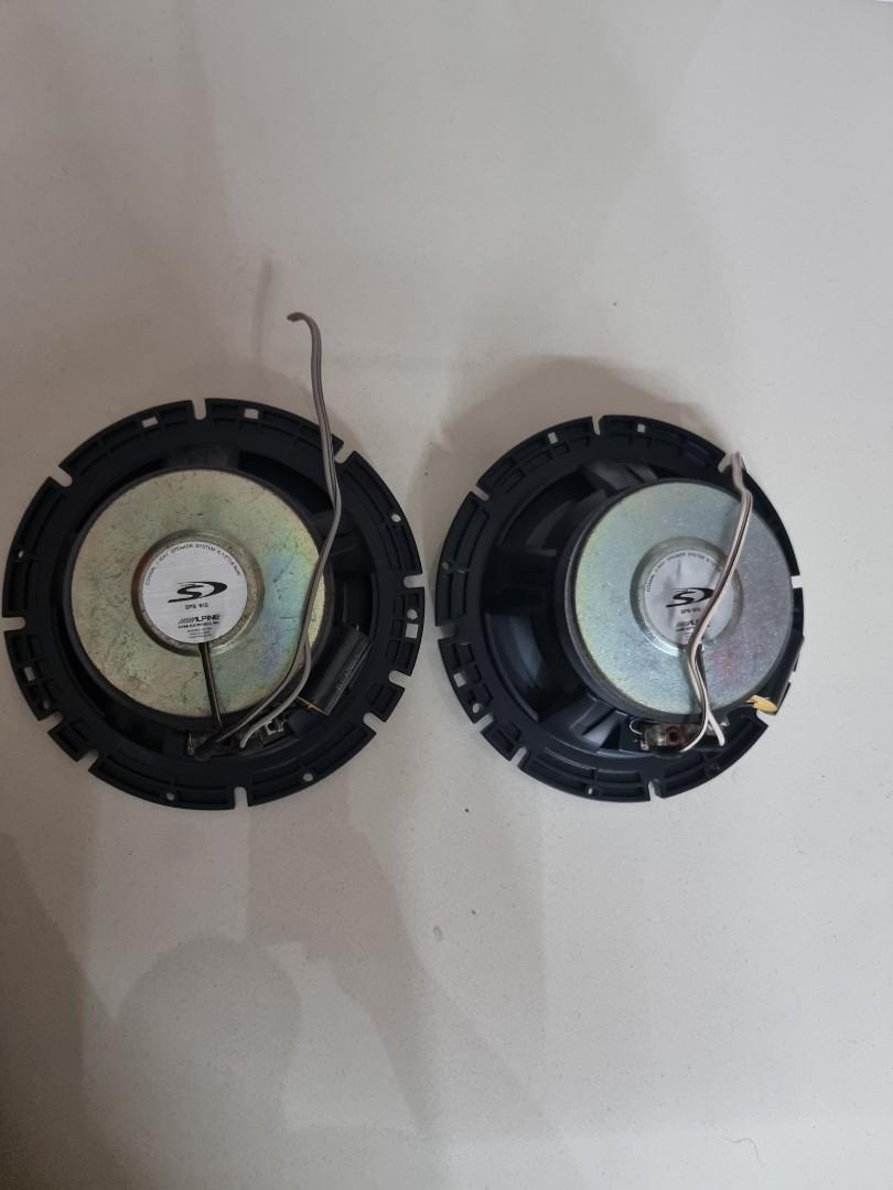 Alpine 6.5" car speaker SPS-610 coaxial 2 way speaker, Audio, Soundbars ...