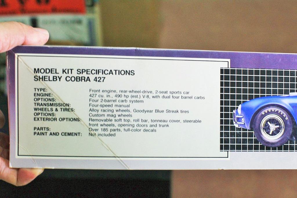 絕版-AMT / ERTL-6422 -1/16-Shelby Cobra 427-w/engine detail-M-300, 興趣及遊戲 ...