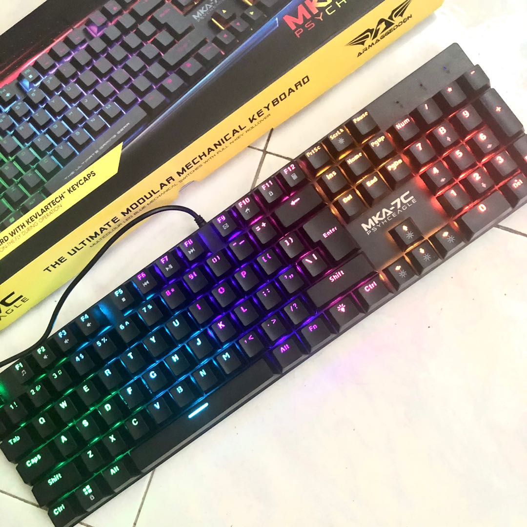 Armaggeddon Wired Mechanical Keyboard Armageddon MKA-7C Psyhceagle game ...