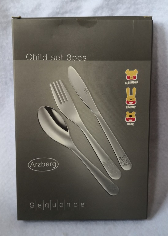 Arzberg Child Cutlery Set (Knife, Spoon, Fork), Furniture & Home Living ...