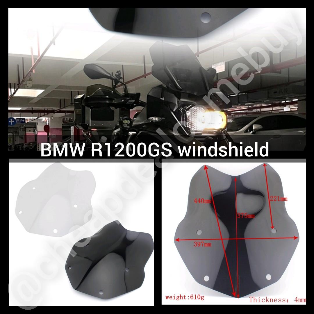 BMW R1200GS windshield, Motorcycles, Motorcycle Accessories on Carousell