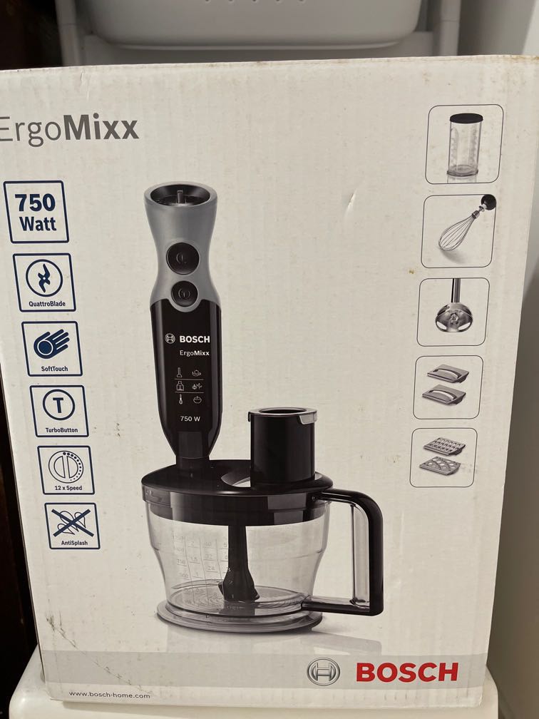 Bosch ErgoMixx food processor, TV & Home Appliances, Kitchen Appliances ...
