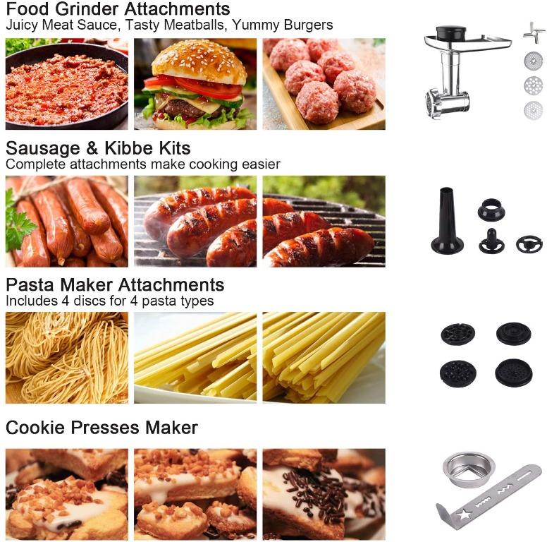 [C6001] Aifeel Stand Mixer 7L 1000W , 8 in 1 Multifunctional Kitchen Mixer with Meat Grinder ...