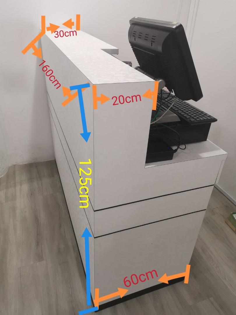 Cashier counter table, Furniture & Home Living, Furniture, Tables ...