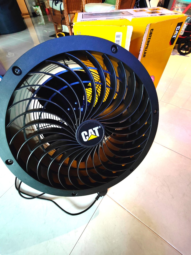 Caterpillar High Velocity Drum Air Circulation Fan, Black, 14", HVD ...