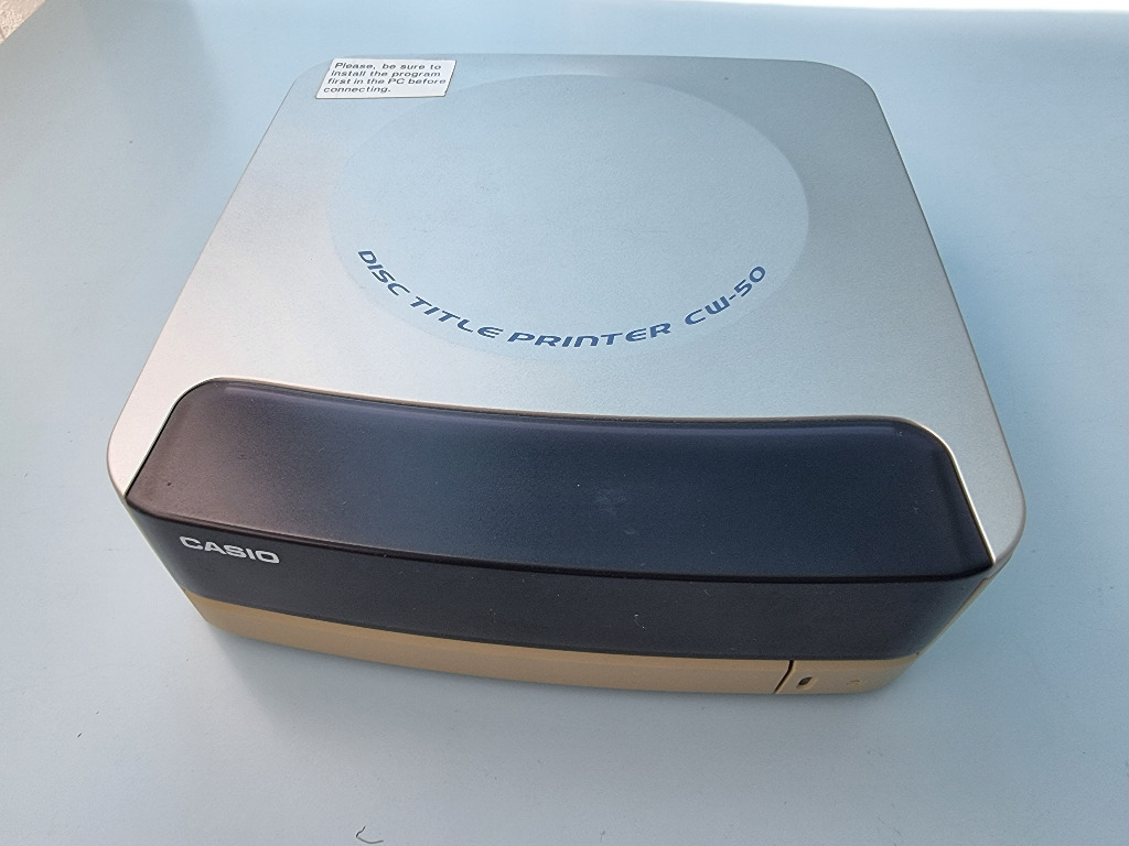 CD/ DVD title printer only, without power adapter, Computers & Tech ...