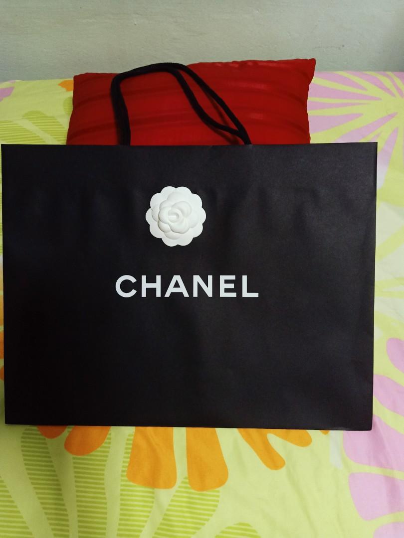 Chanel paper bag medium, Luxury, Accessories on Carousell