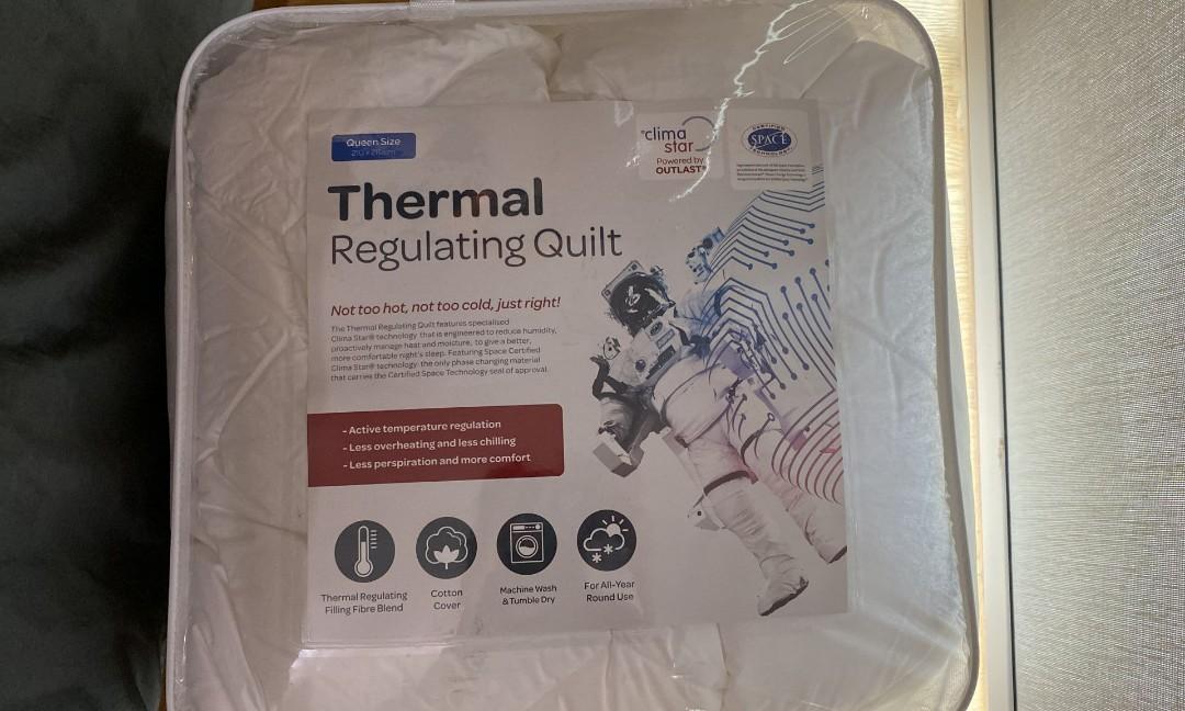 ClimaStar Outlast Queen Quilt, Furniture & Home Living, Furniture, Bed ...
