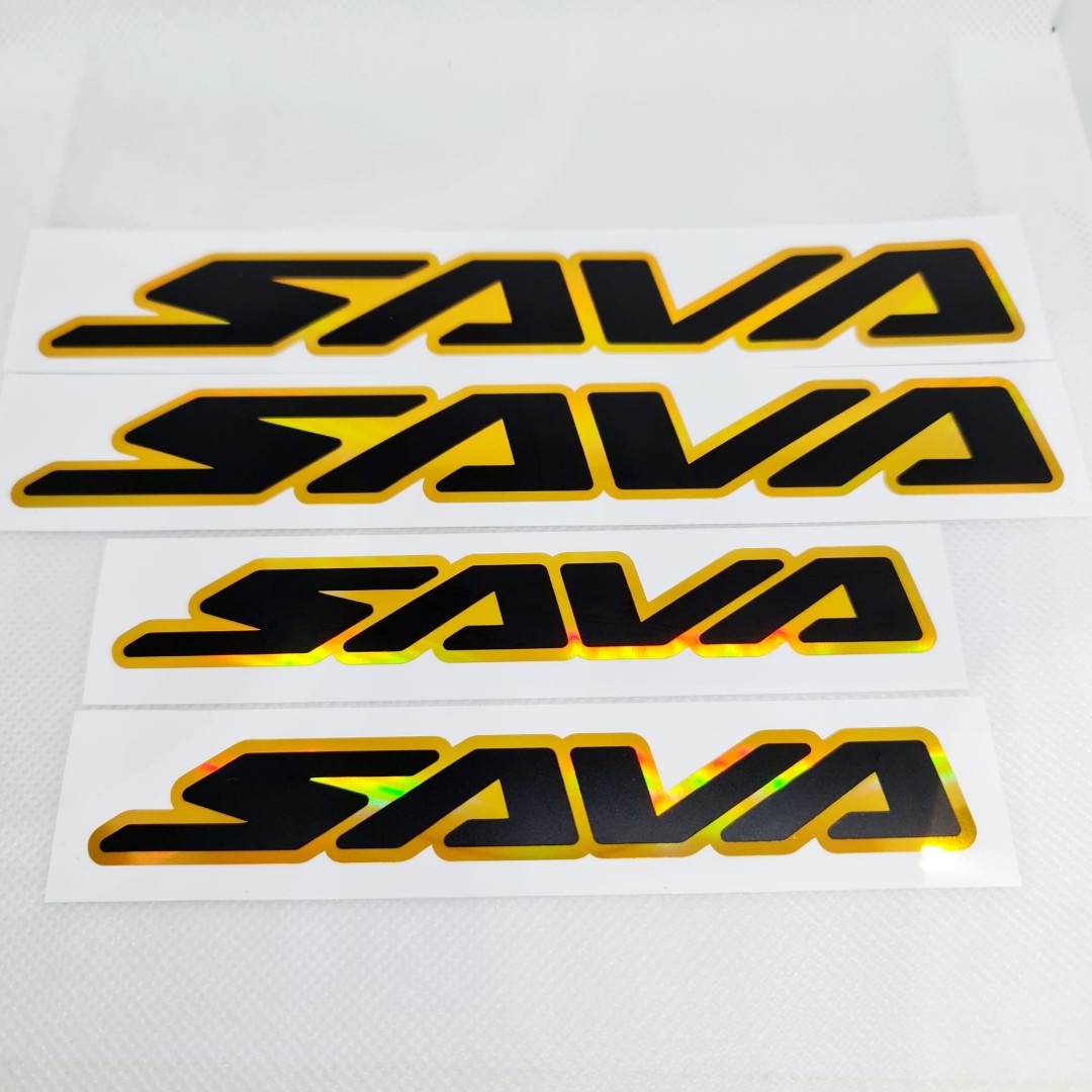 Customised Sava stickers, Sports Equipment, Bicycles & Parts, Parts ...