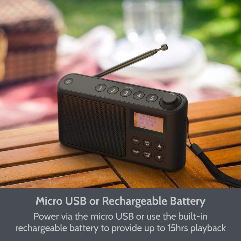 DAB/DAB+ & FM Radio, Mains and Battery Powered Portable DAB Radios ...