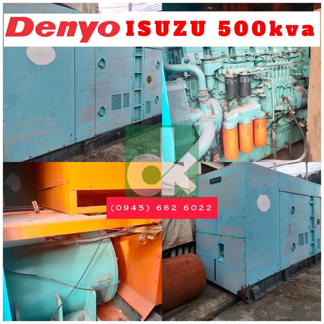 Denyo Isuzu 500kva Silent Type Diesel Generator Commercial
