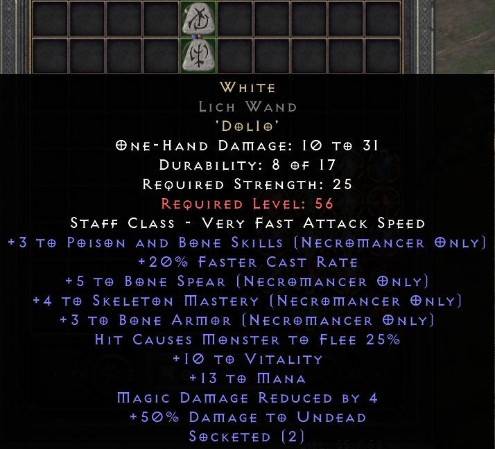 Diablo 2 Resurrected White (Wand), Video Gaming, Gaming Accessories, In ...