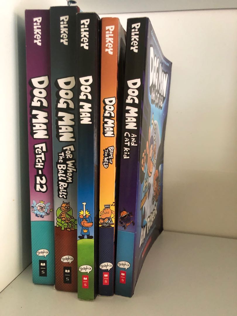 Dog Man set of 5, Hobbies & Toys, Books & Magazines, Children's Books ...