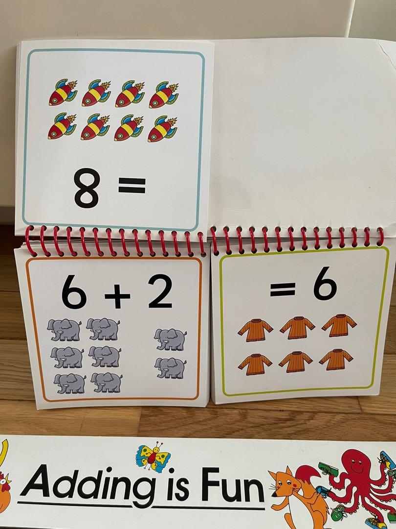ELC Math Flip Chart and table mat, Hobbies & Toys, Books & Magazines ...