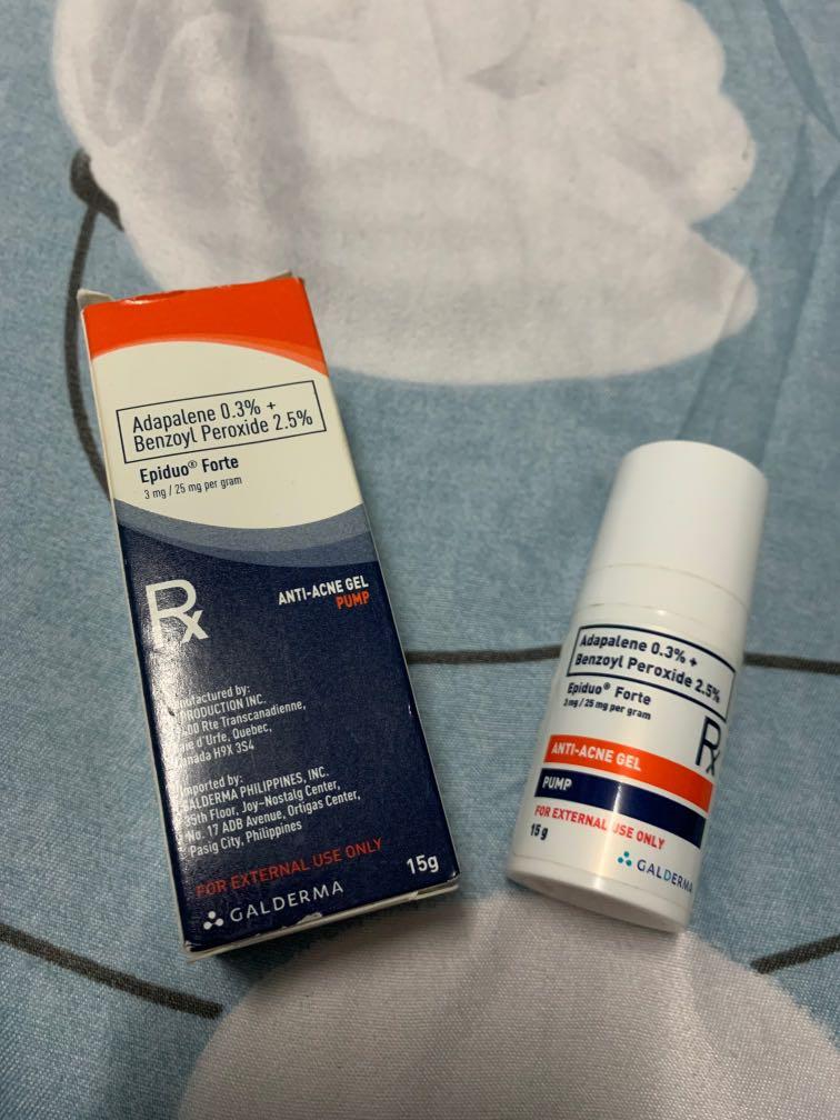 Epiduo Forte Anti-Acne Gel (Adapalene Benzoyl Peroxide), Beauty ...