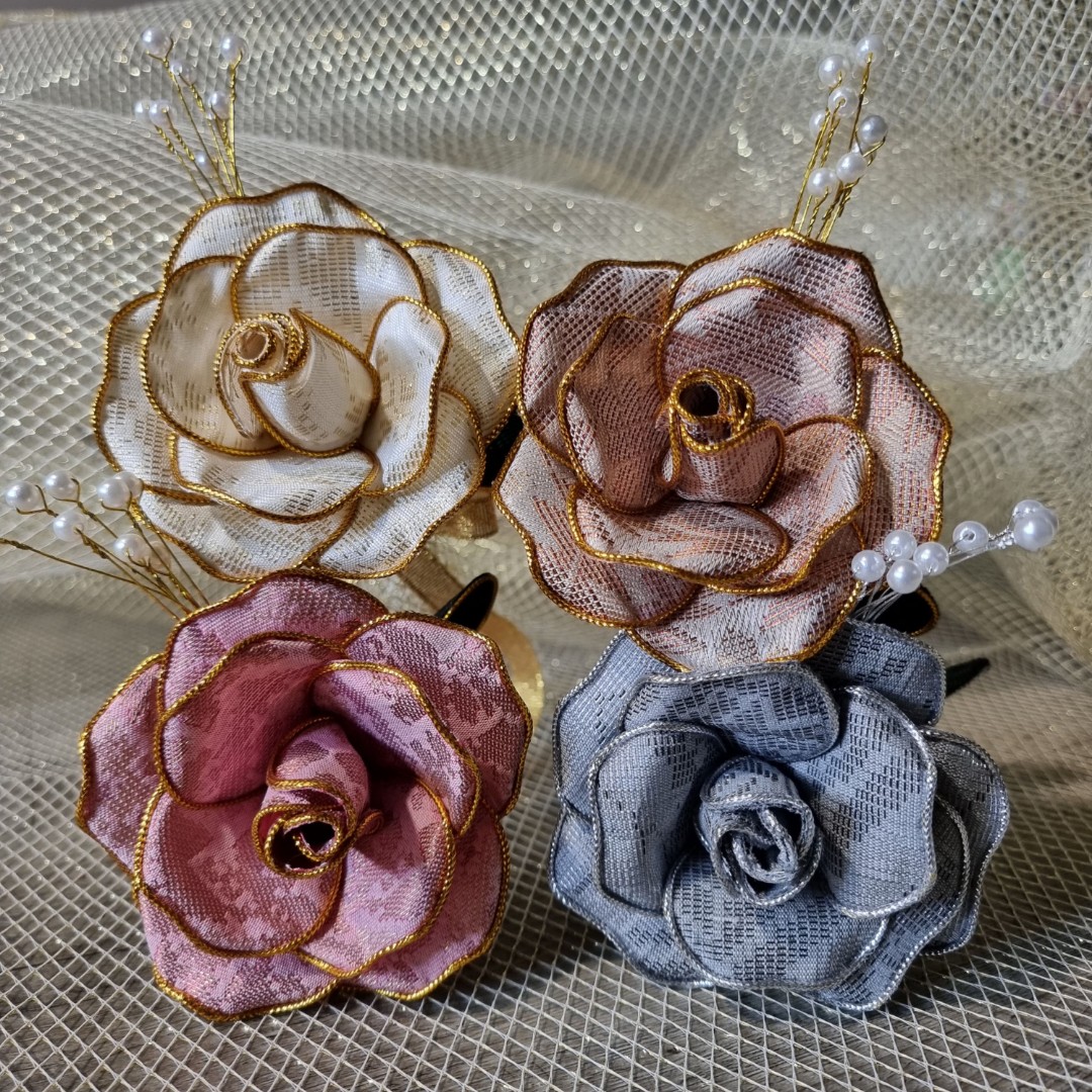 Exclusive Bunga Pahar Songket, Furniture & Home Living, Home Decor ...