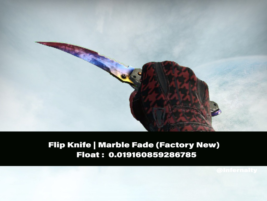 (FFI) Flip Knife Marble Fade FN CSGO SKINS KNIVES, Video Gaming, Gaming ...