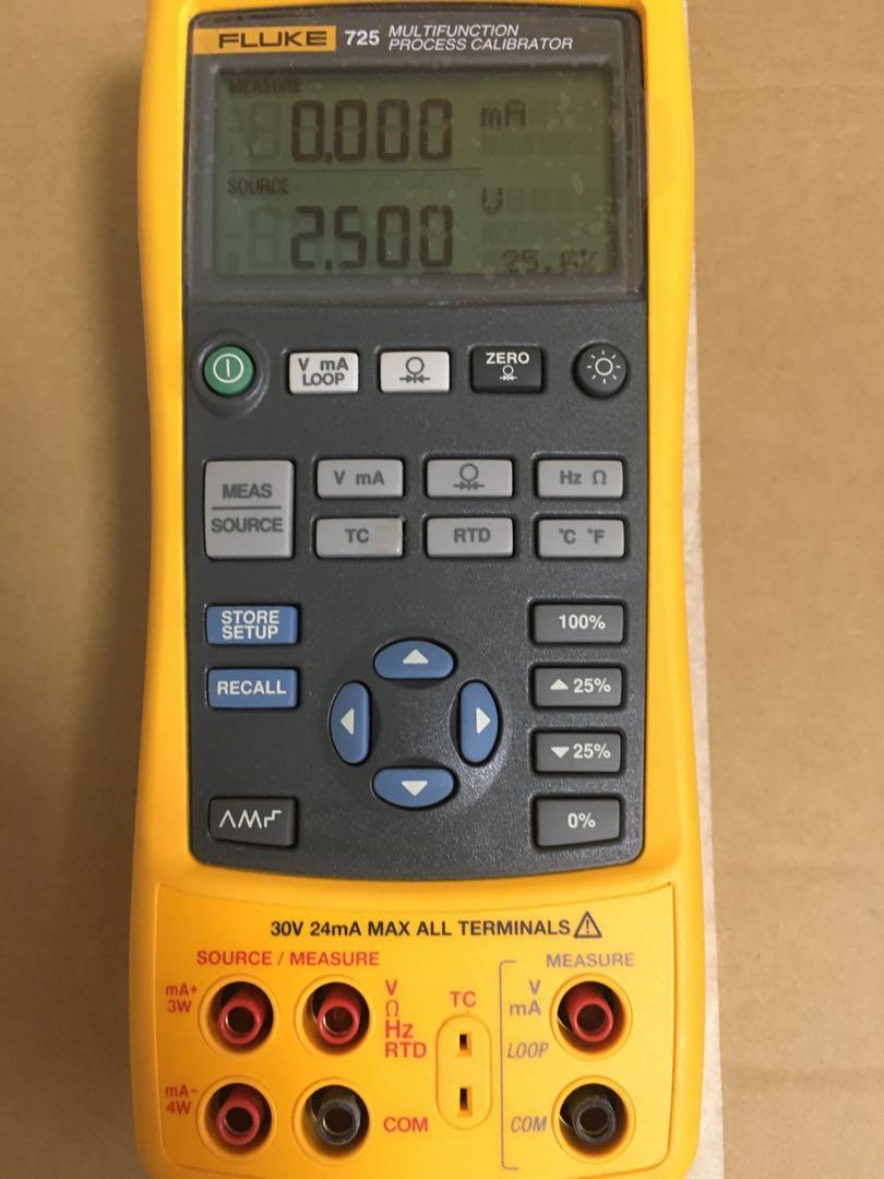 Fluke 725 multimeter process calibrator, TV & Home Appliances ...