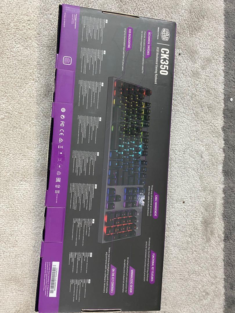 [Free courier] Cooler Master CK350 RGB Mechanical Gaming Keyboard ...