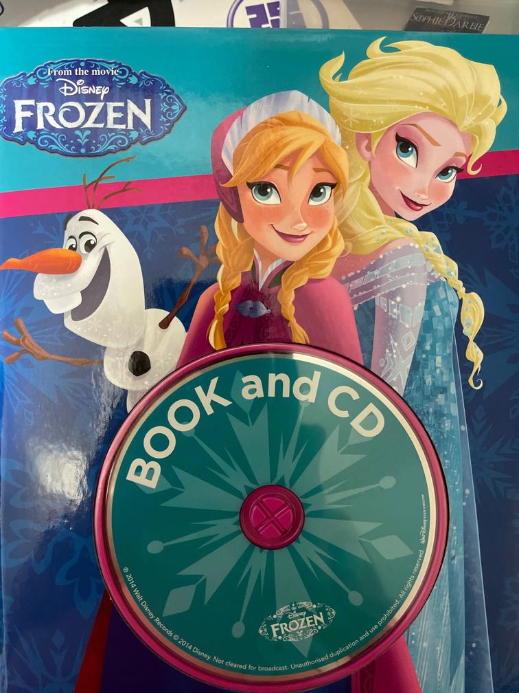 Frozen Anna and Elsa Book and CD, Hobbies & Toys, Books & Magazines ...