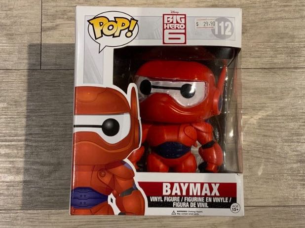FUNKO POP Baymax #112 Disney Big Hero 6 Vinyl Figure, Hobbies & Toys ...